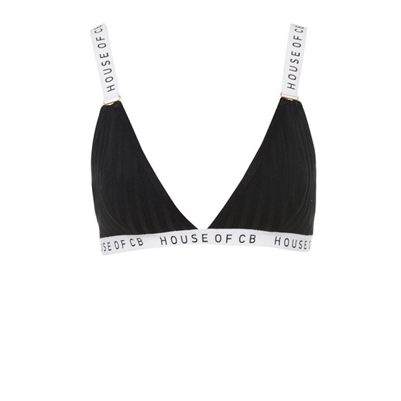 House of CB | Intimates & Sleepwear | House Of Cb Ribbed Triangle Bra ...